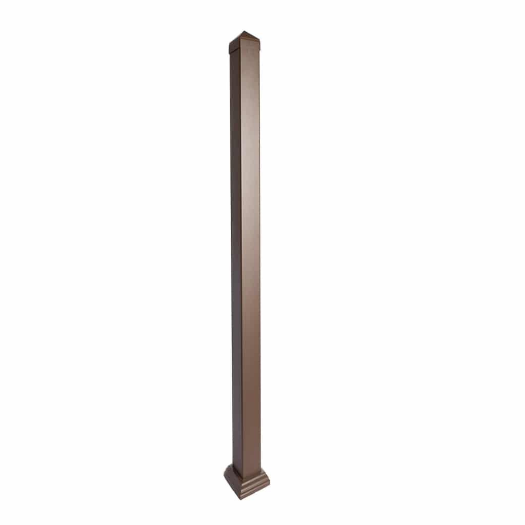 PREFERRED 1 7/8″ Structural Post w/ flange Kit - Preferred Aluminum Railing